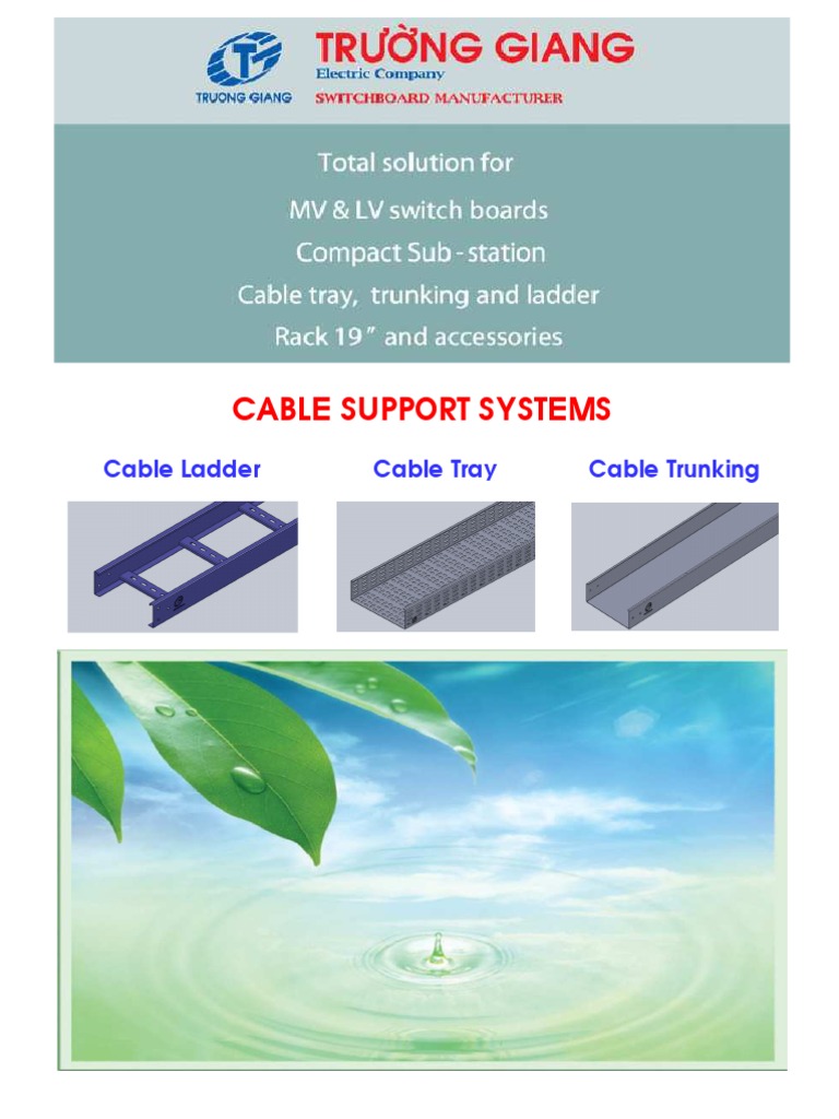 Cable Support System | PDF | Cable | Electrical Connector