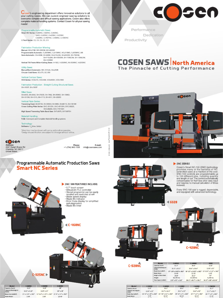 Cosen General Catalog HP05 Digital | PDF
