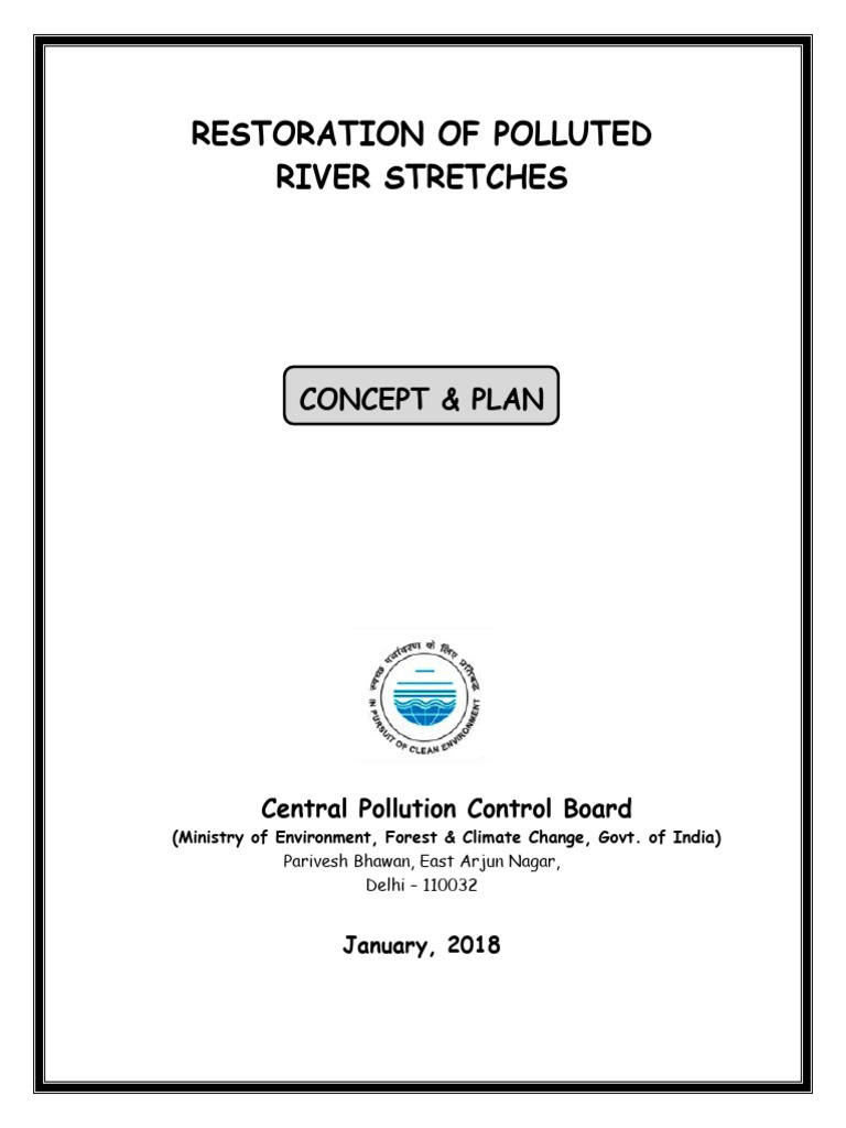 Restoration of Polluted River Stretches Concept Plan | PDF | Water ...