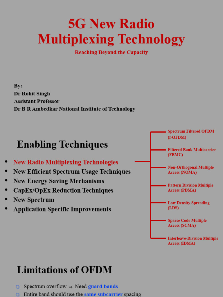 Slide 10B | PDF | Duplex (Telecommunications) | Orthogonal Frequency ...