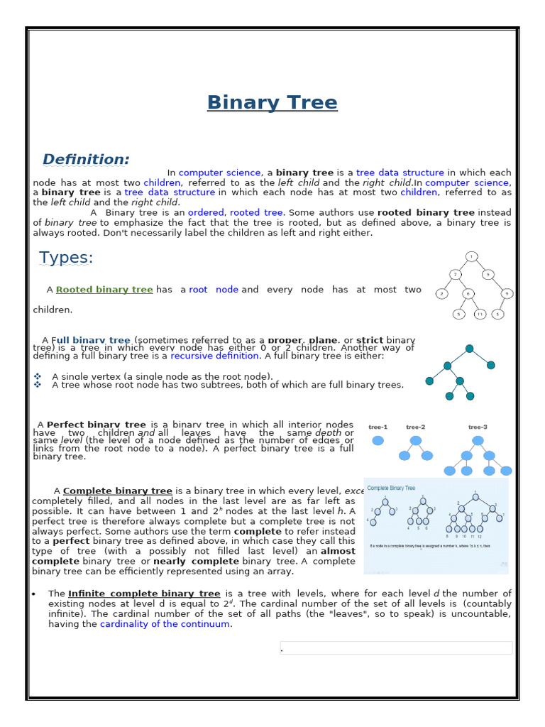 Binary Tree | PDF
