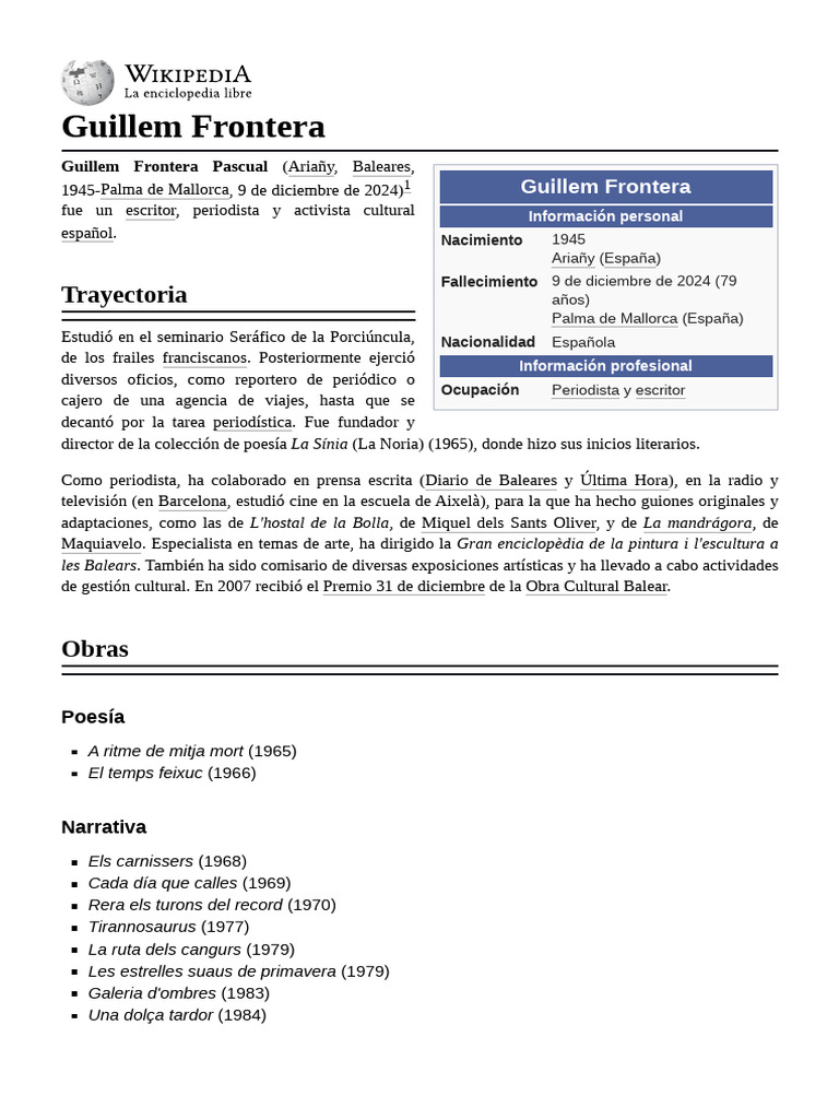 Guillem Frontera | PDF