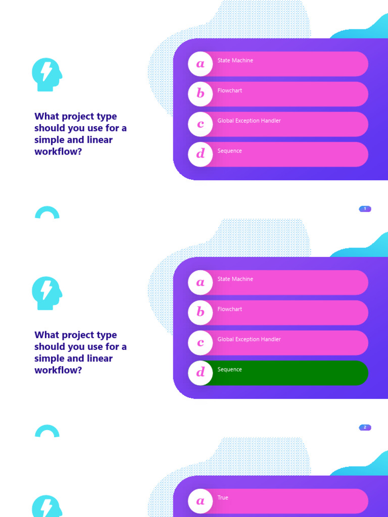 UiPath Certification Sample Question and Answers | PDF | Scope ...