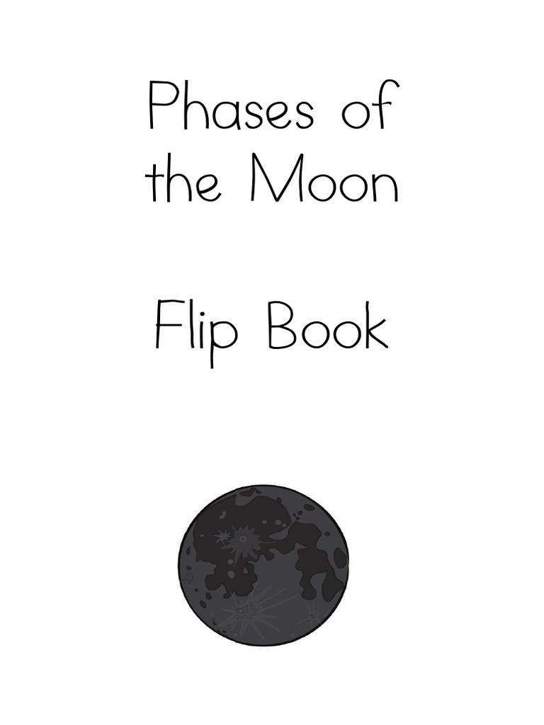 Phases of The Moon Flip Book A | PDF