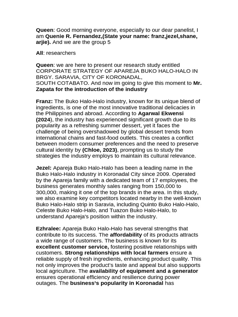 Thesis-script | PDF | Supply Chain | Business Economics