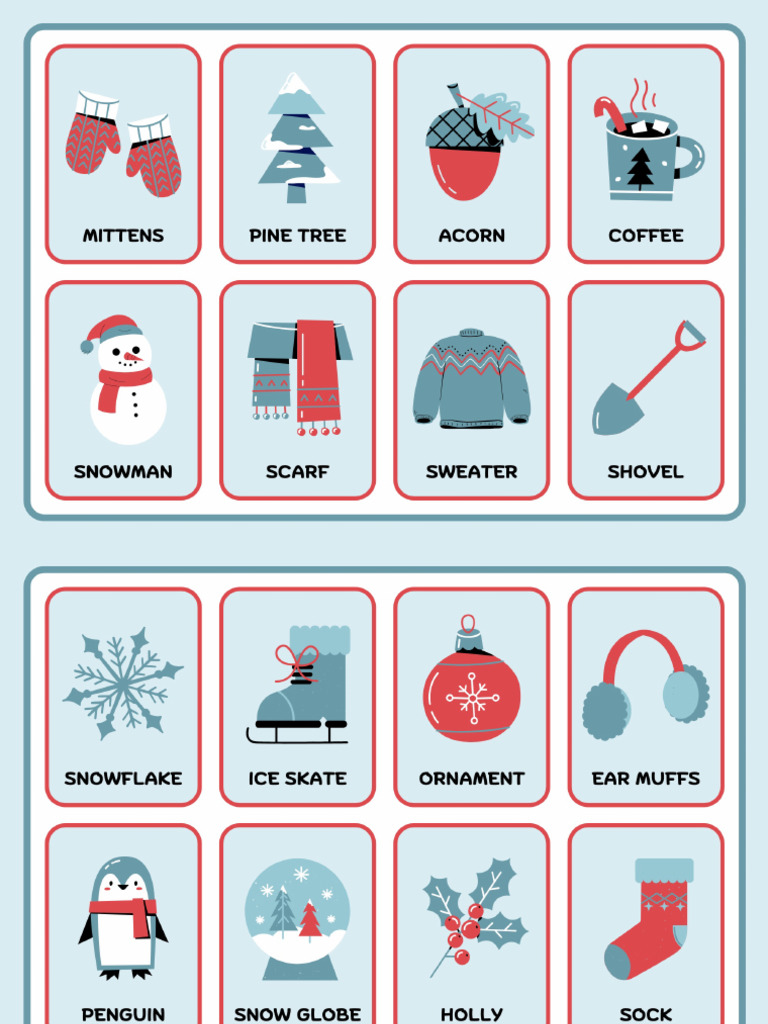 Winter Vocabulary | PDF