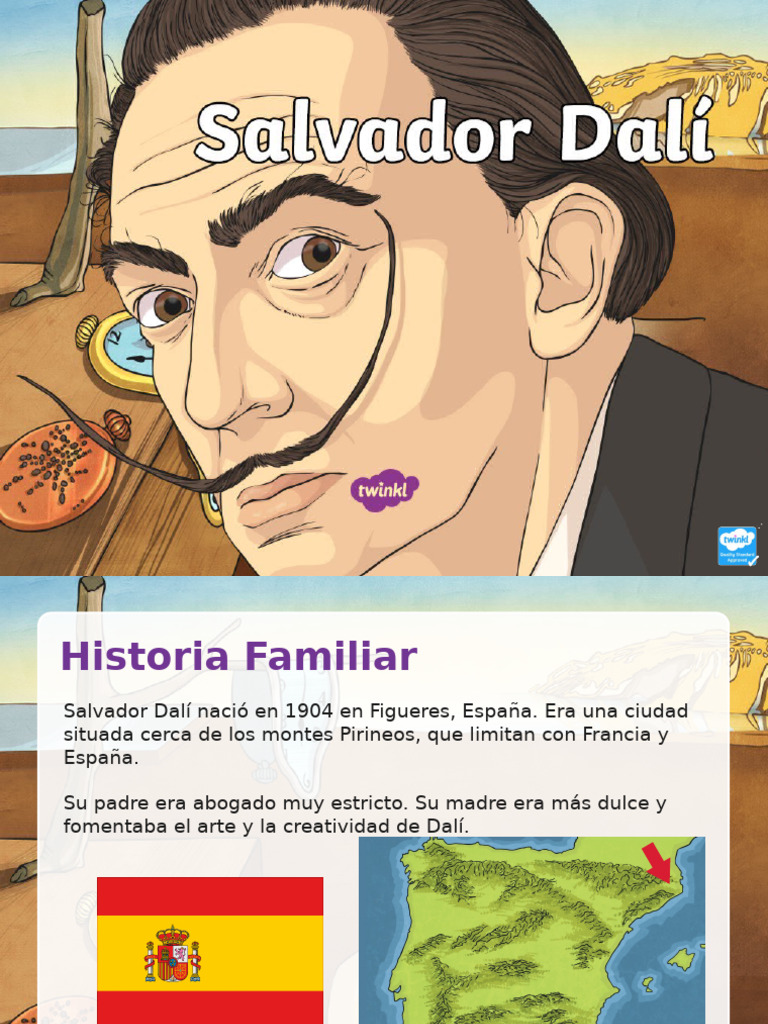 Salvador Dalí: Vida y Surrealismo | PDF | Salvador Dalí | Surrealismo