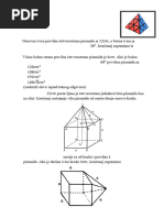 Površina I Zapremina Četvorostrane Piramide | PDF