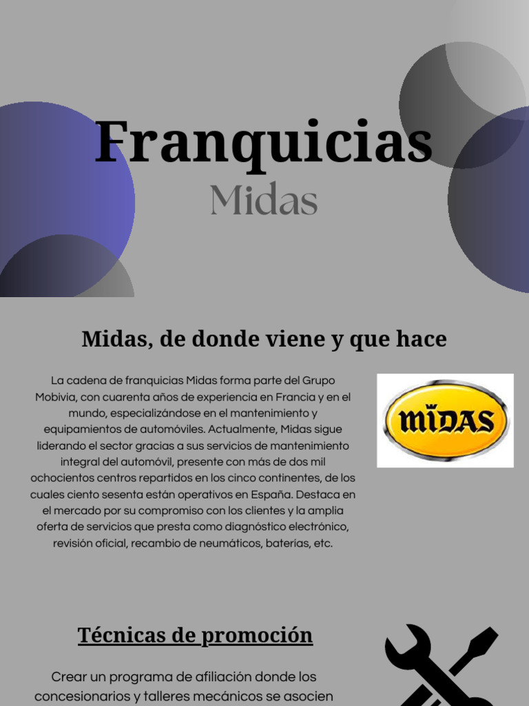 Franquicia Midas | PDF