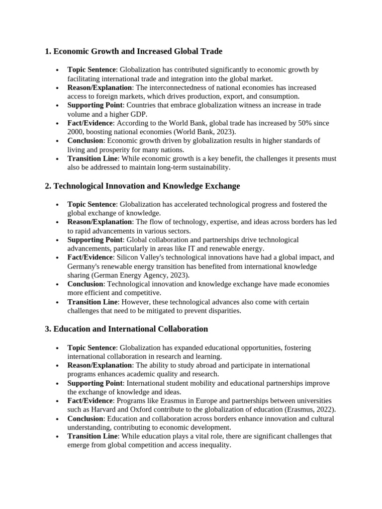 globalization and national economics | PDF | Globalization | Sustainability