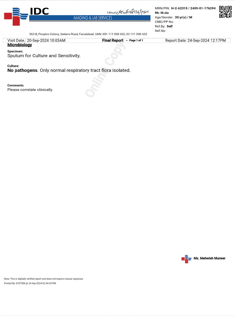 Patient Report PDF | PDF