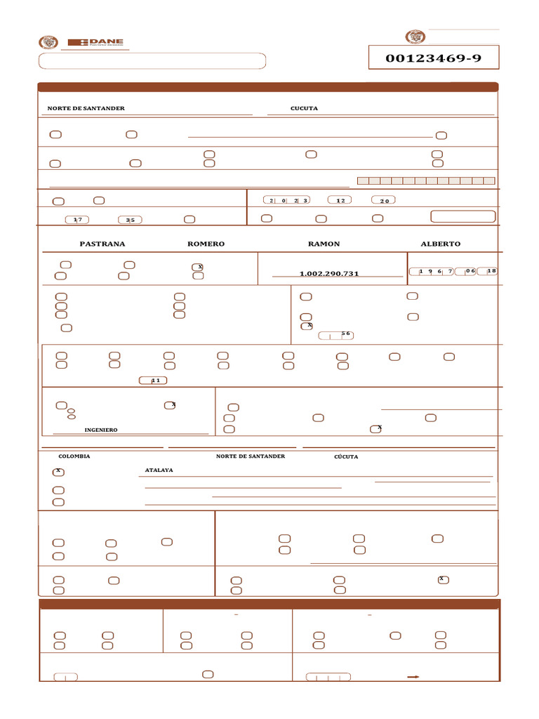 CERTIFICADO DE DEFUNCION RAMON | PDF | Documento de identidad