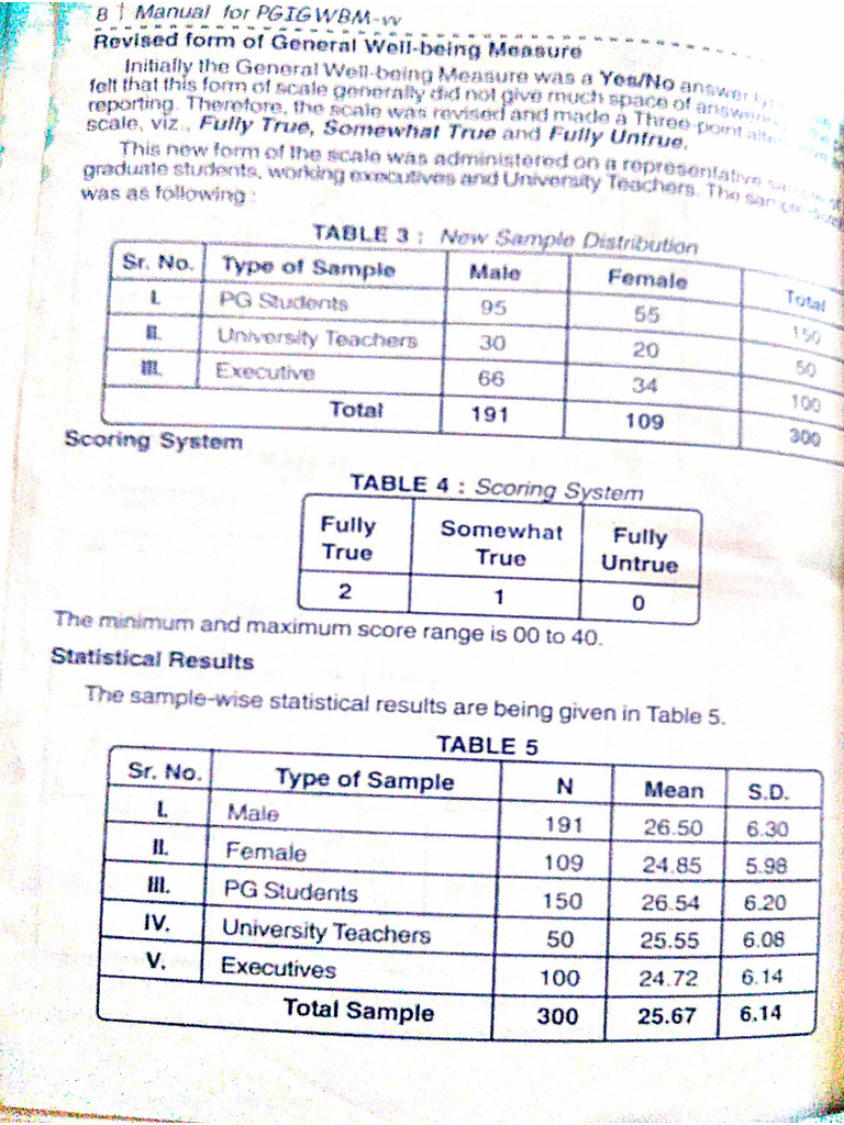 DSE-01-Prac - Well Being -norm | PDF