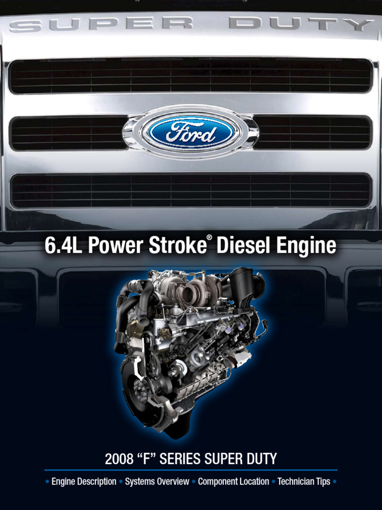 6.4L Power Stroke | PDF | Turbocharger | Diesel Engine