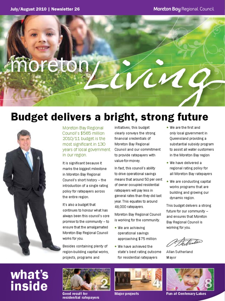 Allan Sutherland - Moreton Living - July 2010 | PDF | Government Budget ...