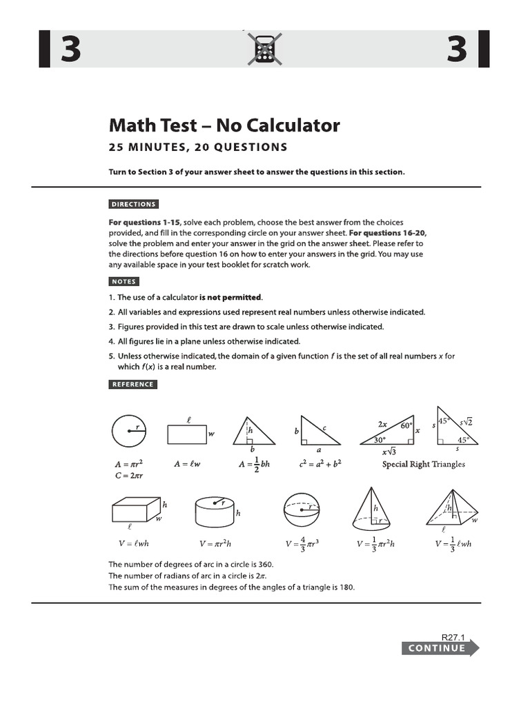 SAT.2019-03-09.math questions | PDF