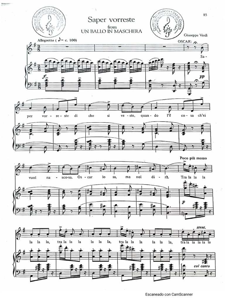 Saper Vorreste | PDF