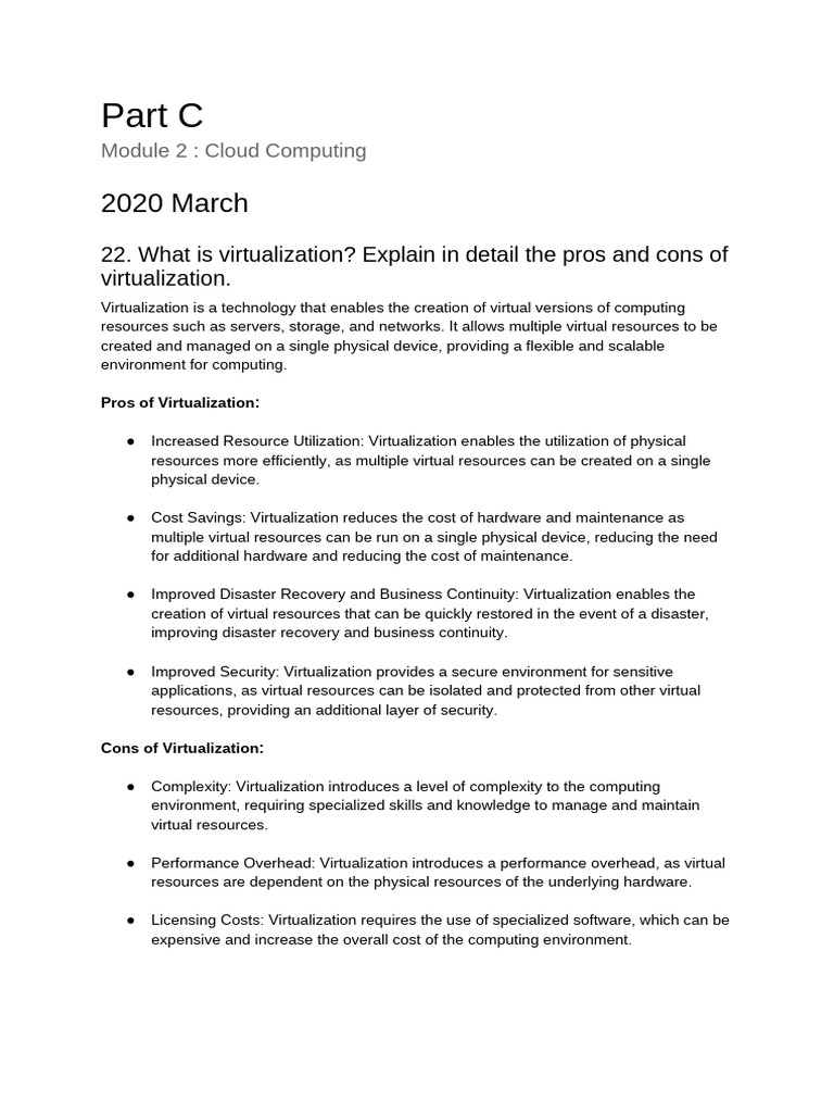Part C | PDF | Virtualization | Hyper V