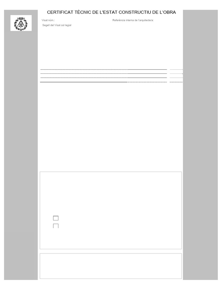 Certificat Obra Nova-Notari | PDF