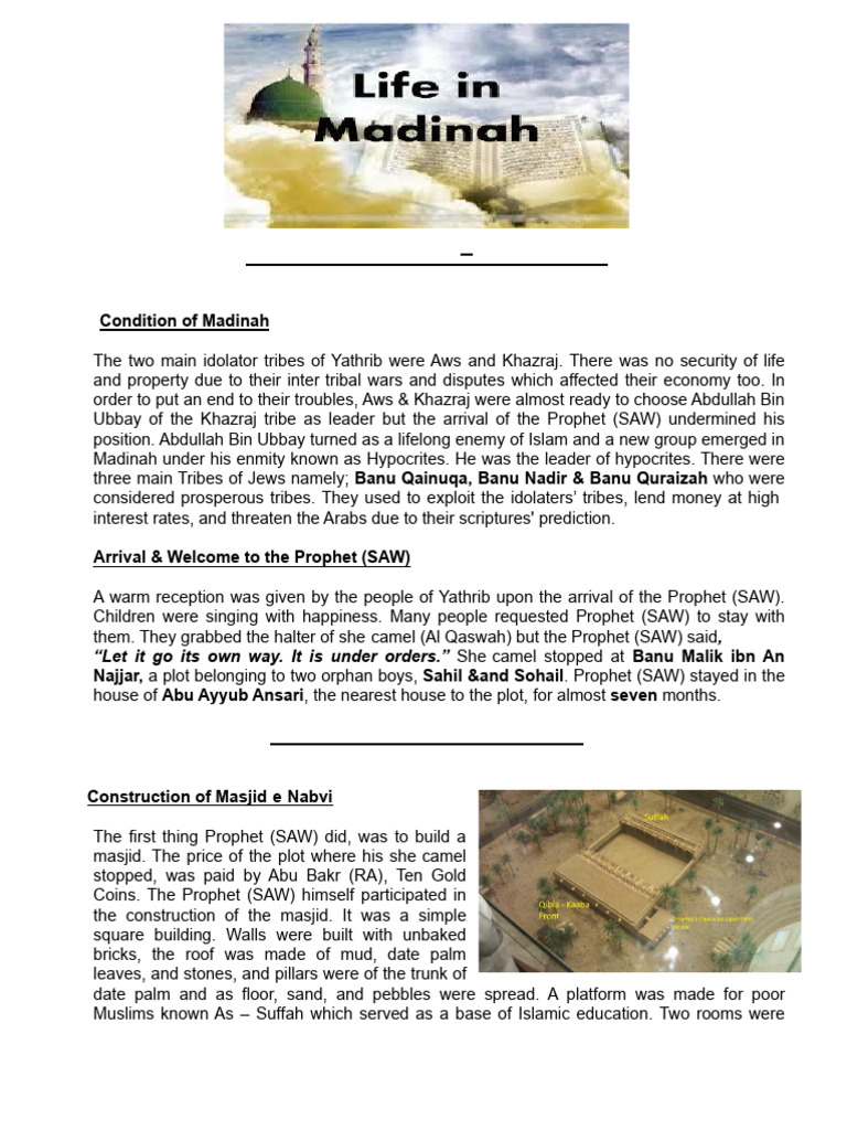 ch3-migration | PDF | Muhammad | Medina