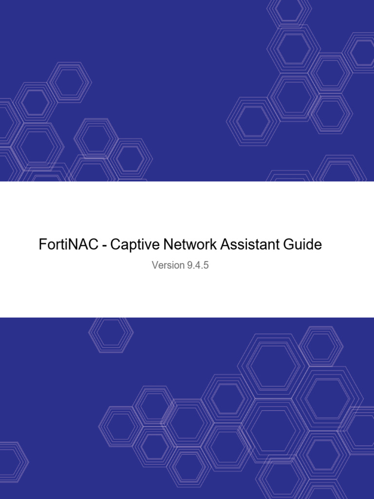 FortiNAC-9.4.5-Captive Network Assistant Guide | PDF | Android ...