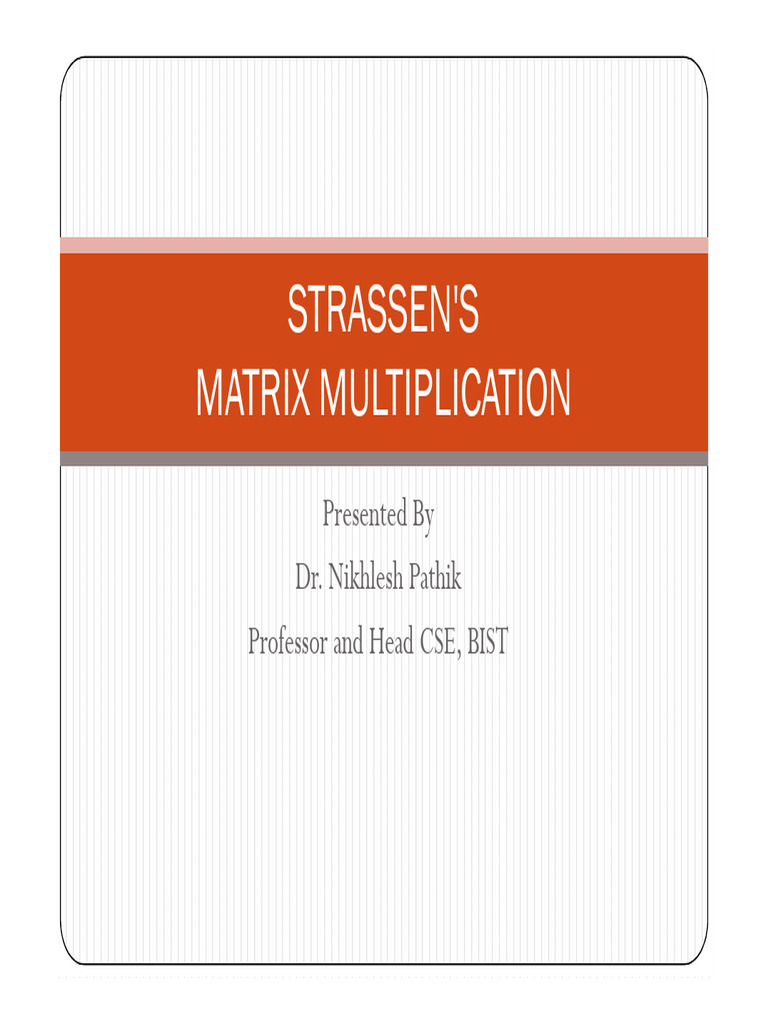 ADA(CS-402)180324_Streesen Matrix | PDF | Matrix (Mathematics) | Linear ... ADA(CS-402)180324_Streesen Matrix | PDF | Matrix (Mathematics) | Linear ...