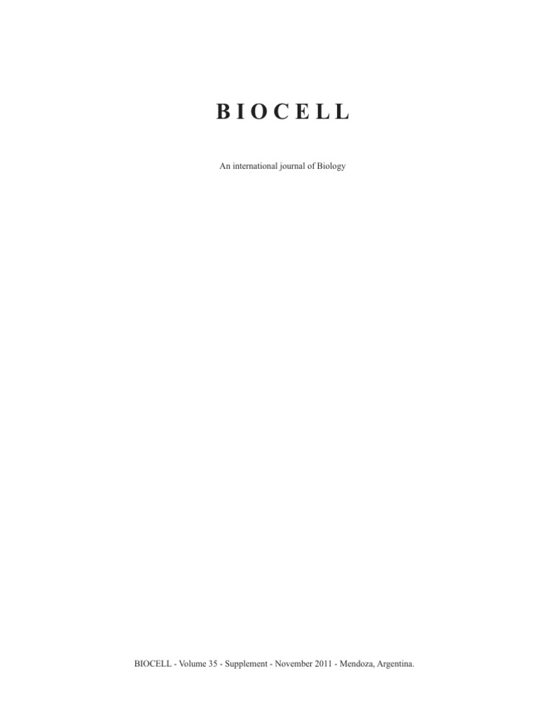 Biocell Saib 2011 | PDF | P53 | Ribosome