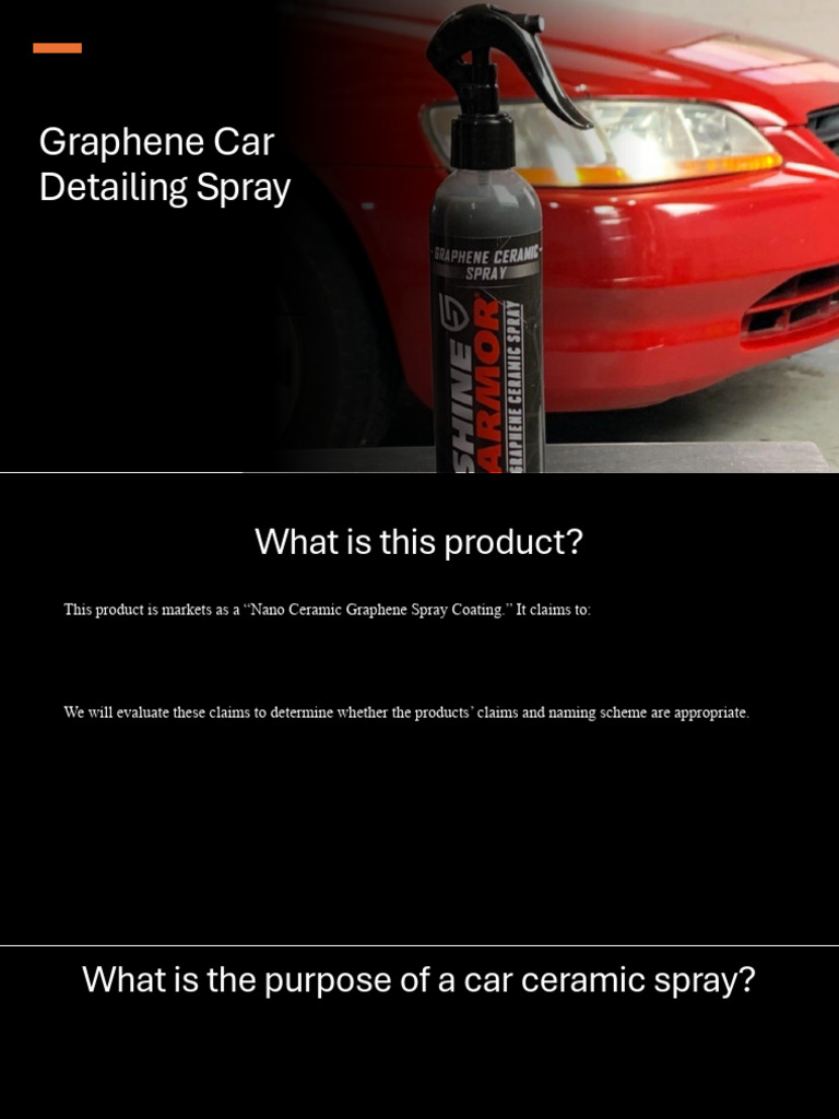 Graphene Product Presentation | PDF | Graphene | Paint