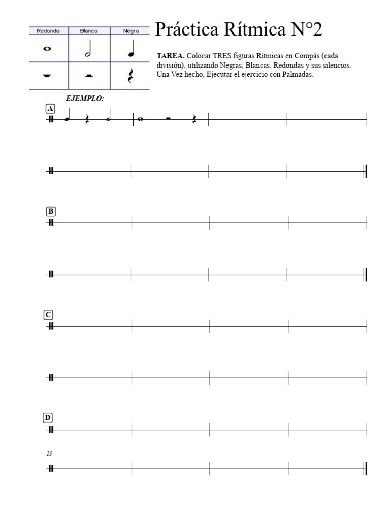 Practica Ritmica 2 | PDF