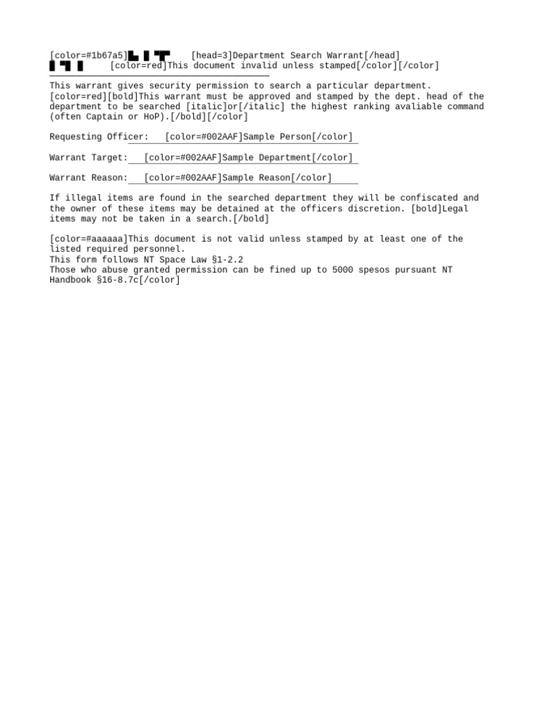 ss14 Department Search Format | PDF
