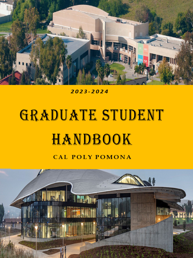 Graduate Student Handbook 2023 2024 | PDF | Thesis | Academic Degree
