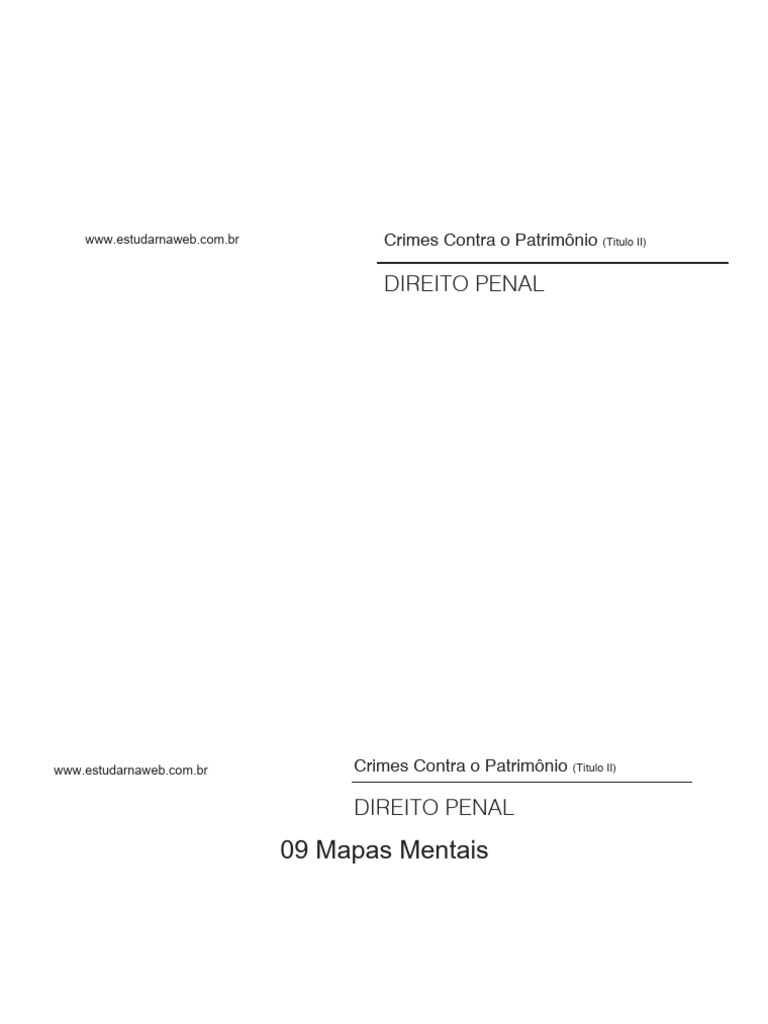 Crime Contra o Patrimonio Publico | PDF | Roubo | Roubo