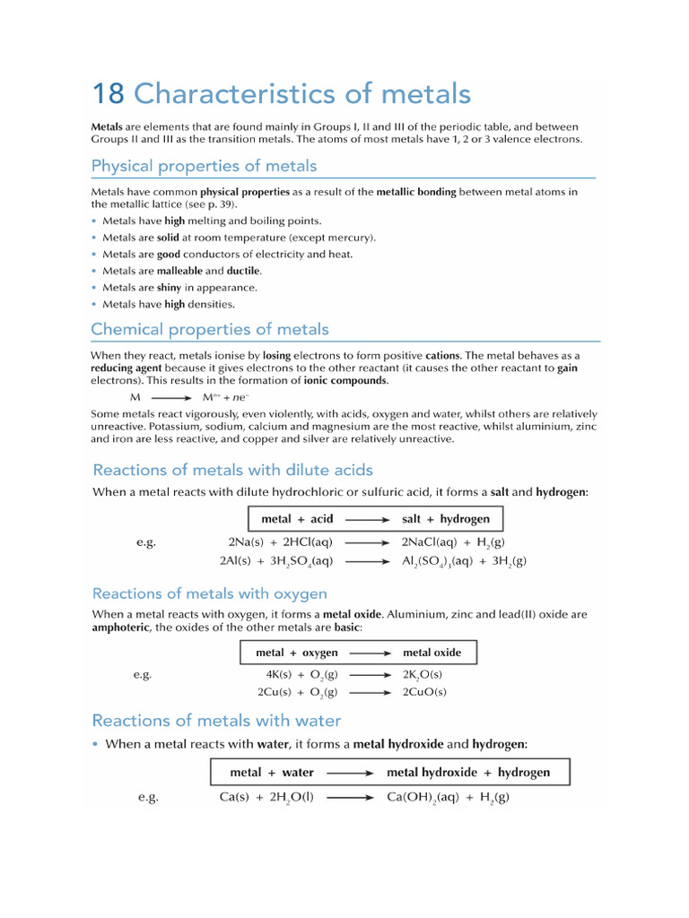 Metals Concise | PDF