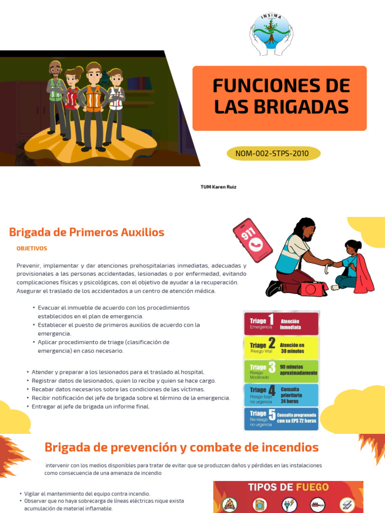 Funcion de Las Brigadas | PDF | Primeros auxilios