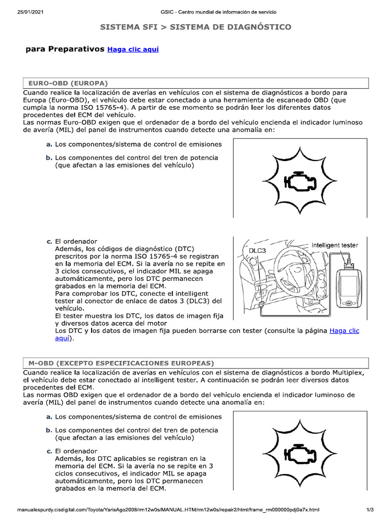 2SZ-FE Engine Overview | PDF