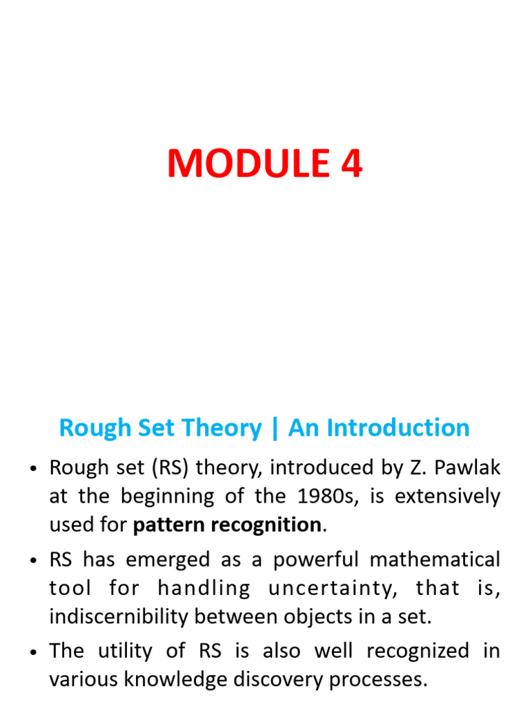 MODULE 4 | PDF | Fuzzy Logic | Machine Learning