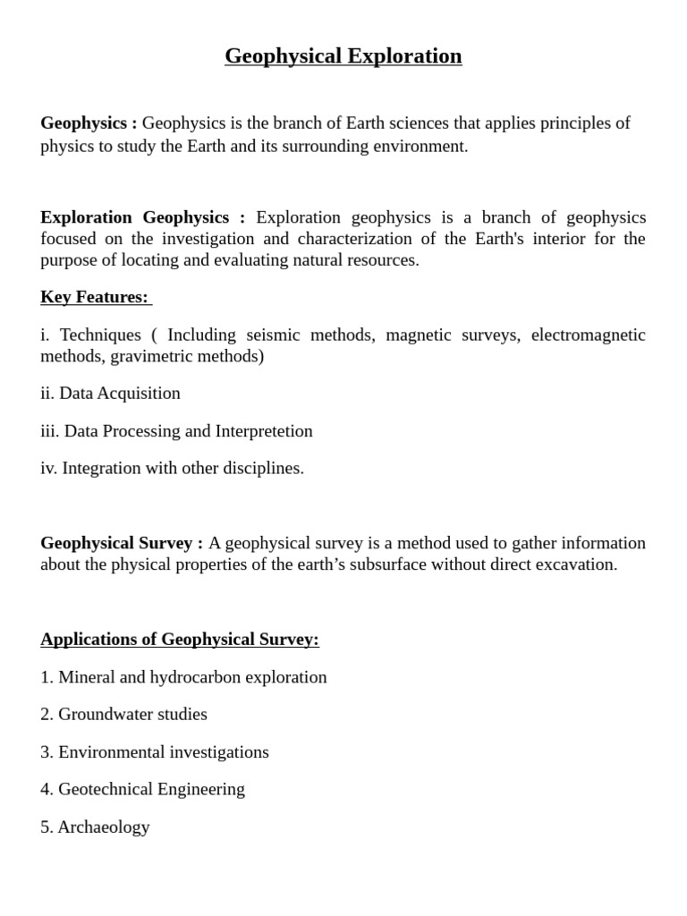 Geophysical Exploration | PDF | Geophysics | Seismology