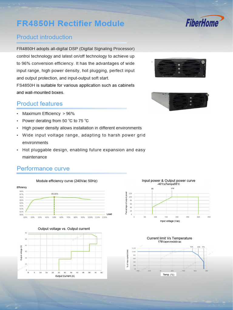 FR4850 H Rectifier Module | PDF | Rectifier | Alternating Current