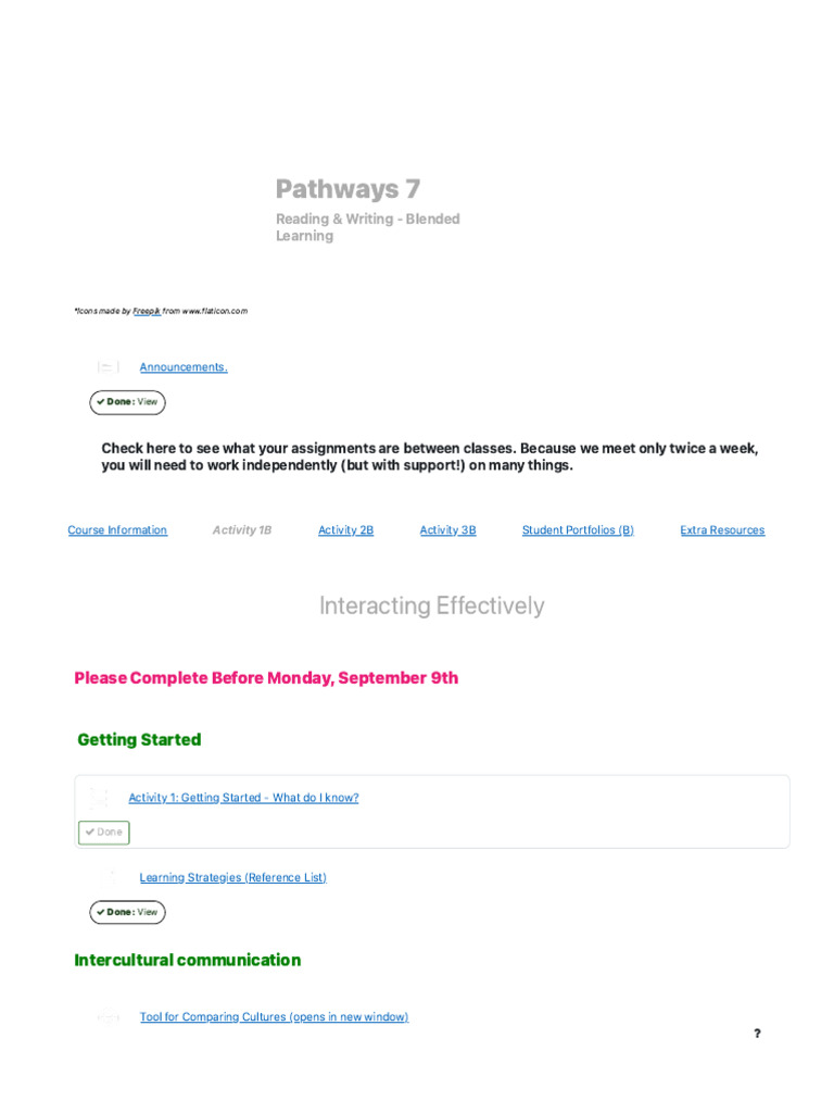 Pathway Writing Activiy A | PDF | Learning | Communication