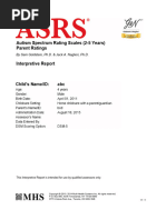 Social Responsiveness Scale | PDF | Autism | Cognition