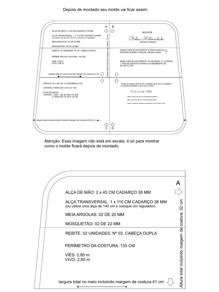 AULA 08 - BOLSA MATERNIDADE GRANDE - CDR | PDF