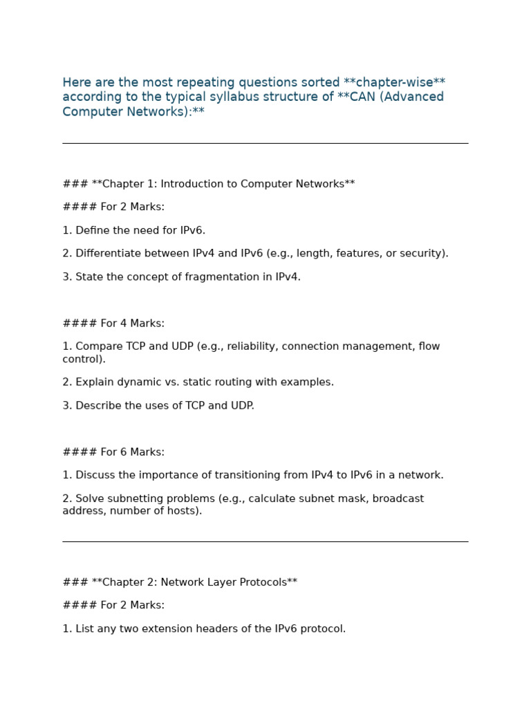 Document (12) | PDF | I Pv6 | Transmission Control Protocol