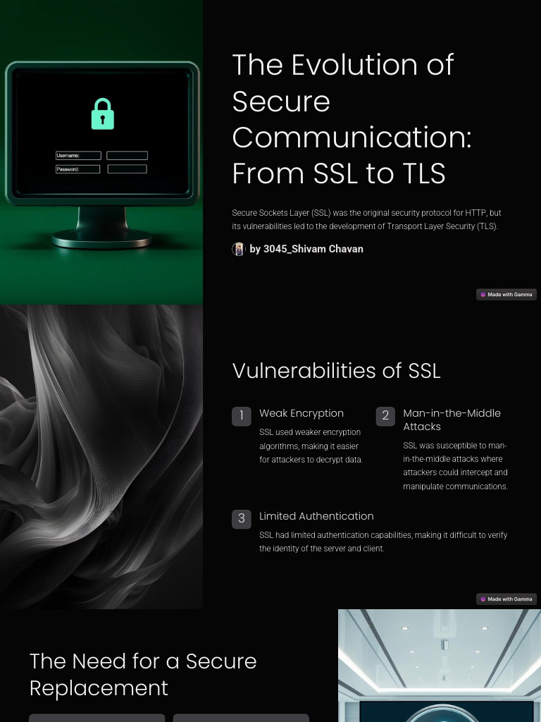 The Evolution of Secure Communication From SSL To TLS | PDF | Transport ...