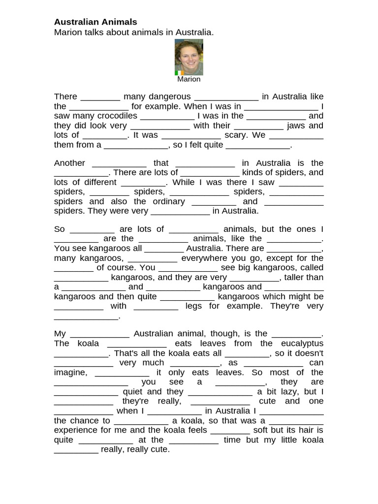 Australian Animals | PDF