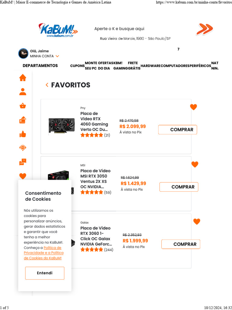 !KaBuM! _ Maior E-commerce de Tecnologia e Games da América Latina ...