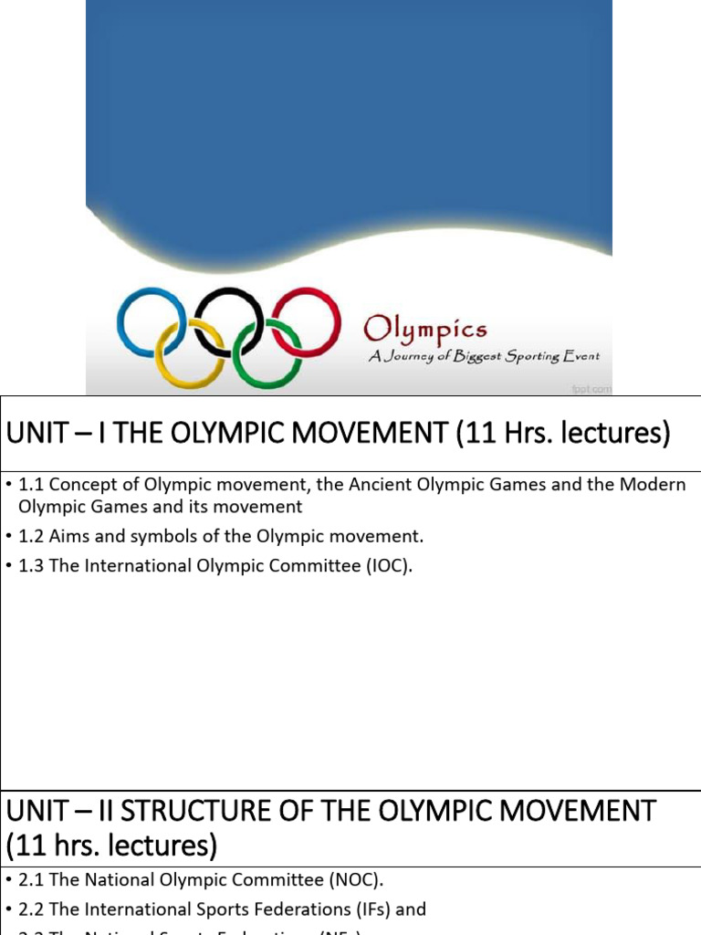 Olympic Education | PDF | Olympic Games | Puberty