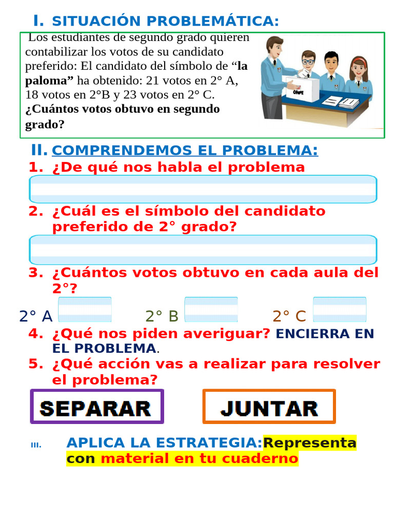 COMPRENDEMOS EL PROBLEMA DE DOS ETAPAS | PDF