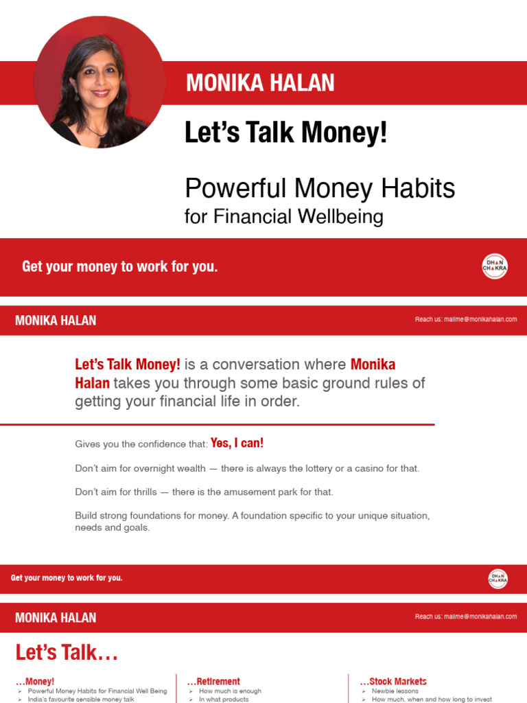 Let's Talk Money: Financial Habits Guide | PDF | Money | Economies