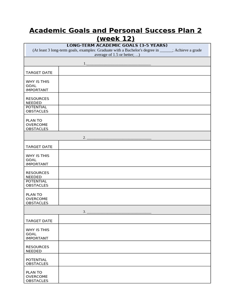 Study Skills Portfolio | PDF