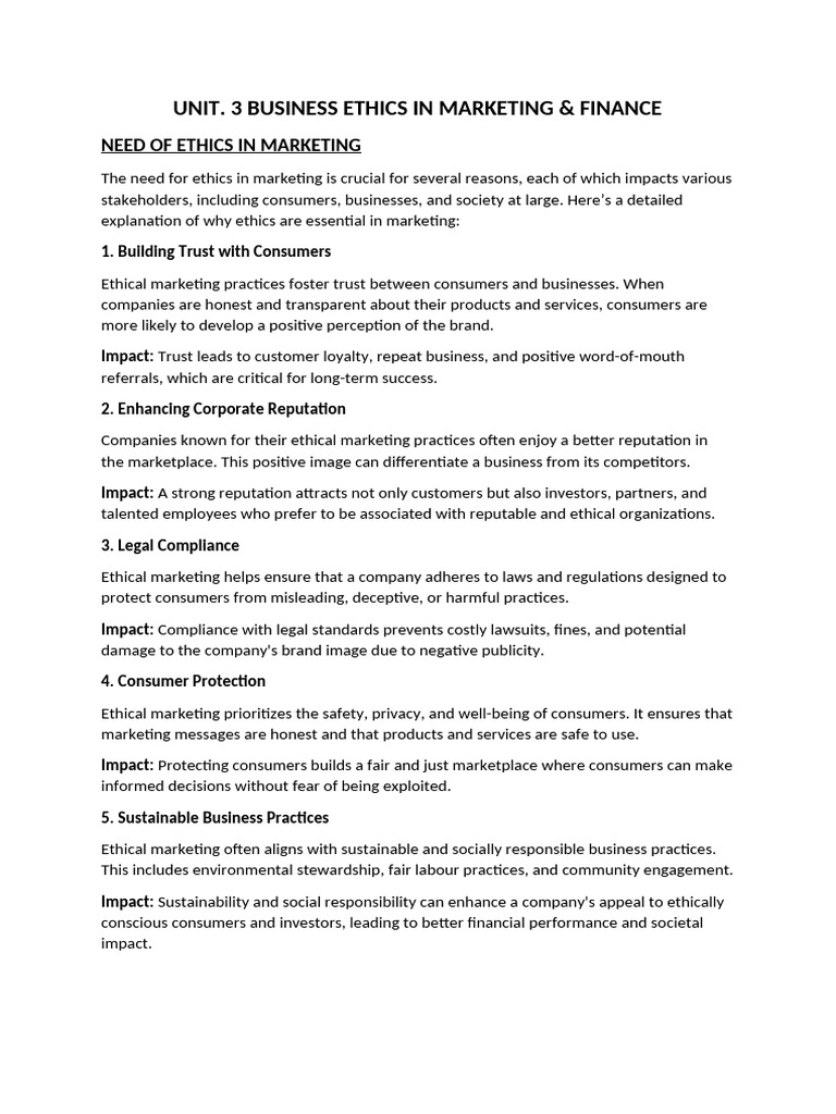 UNIT 3 Business Ethics - NEP | PDF | Corporate Social Responsibility ...